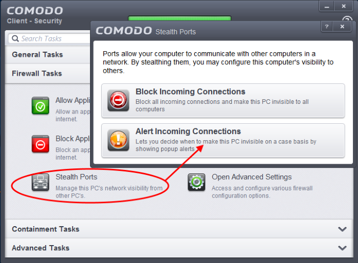 Setting Up Firewall For Maximum Security And Usability, Client Security, Comodo